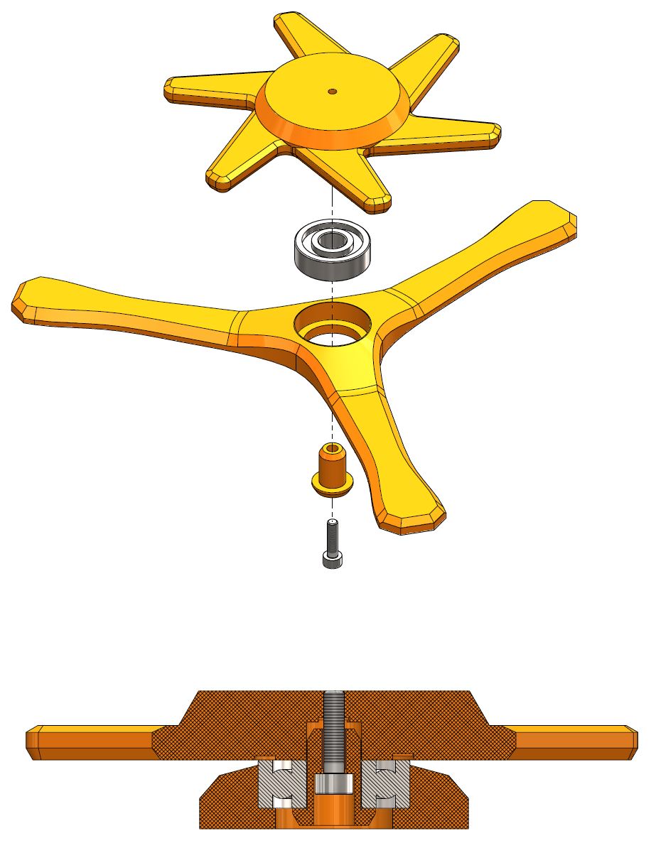 Prusa MINI base leg extensions and spoolholder von Willi | Kostenloses ...