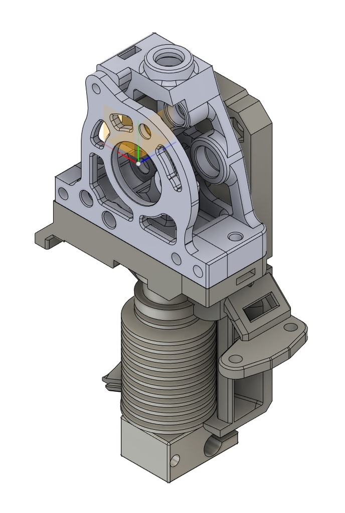 TBGS Extruder Mount for Prusa Bear 2.1 by core2k | Download free STL ...
