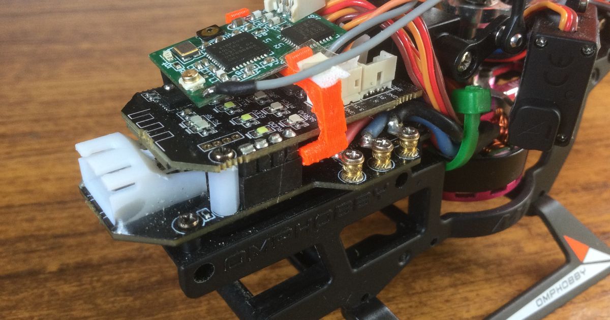 M1 satellite receiver mount bracket by kpb44cth | Download free STL ...