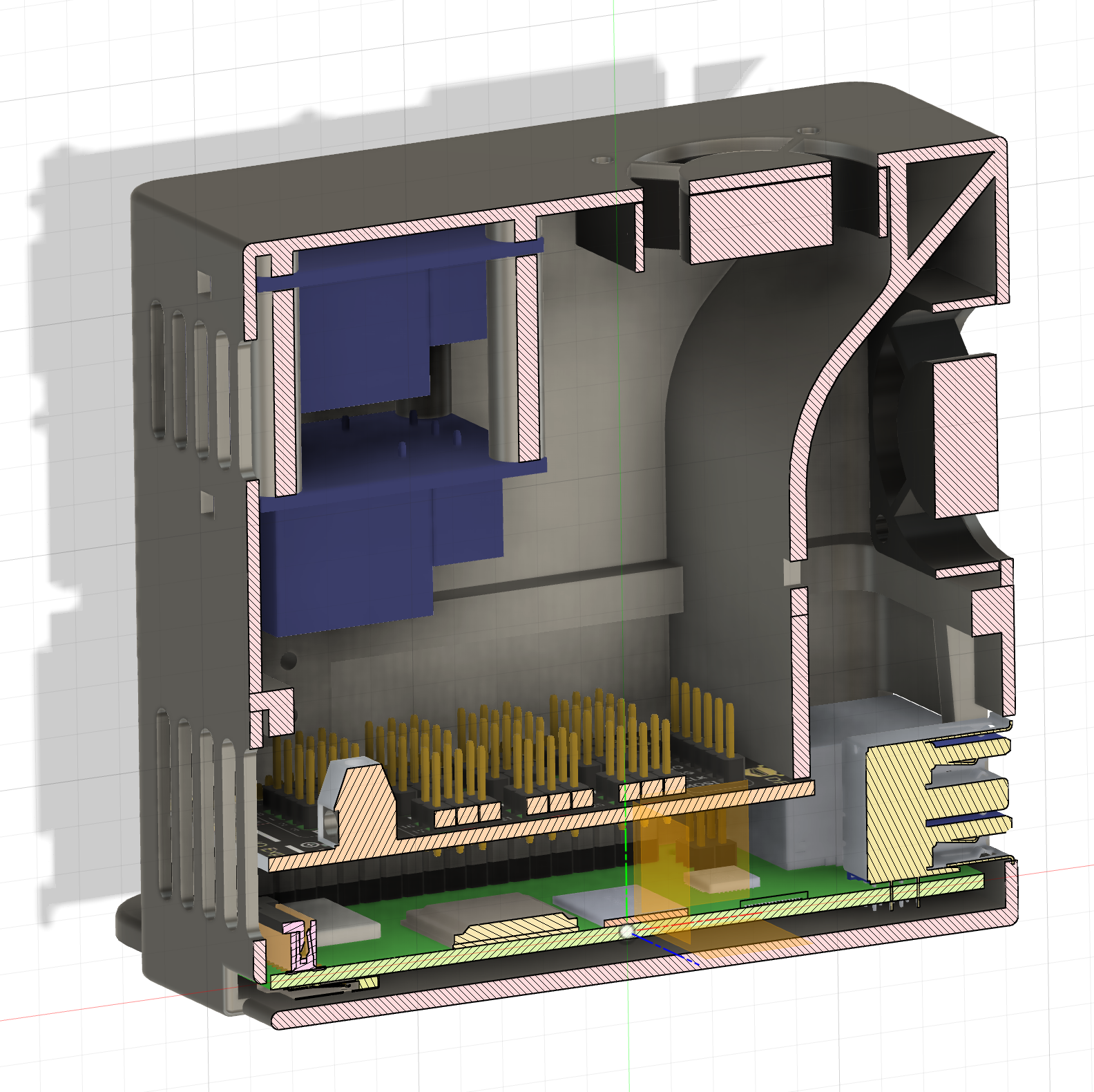 Raspberry Pi4 enclosure by Luca Polini | Download free STL model ...