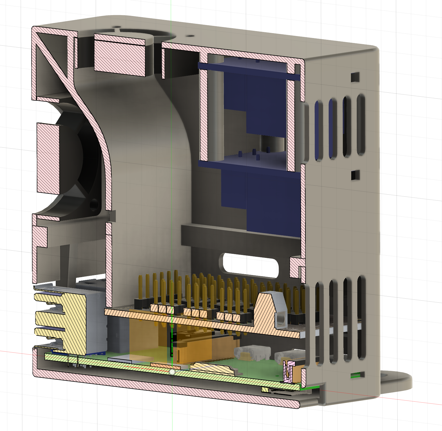Raspberry Pi4 enclosure by Luca Polini | Download free STL model ...
