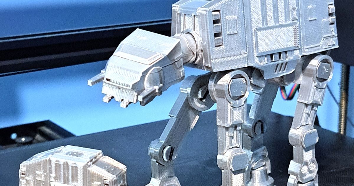 AT-AT Kit Card Individual Parts by LP | Download free STL model ...