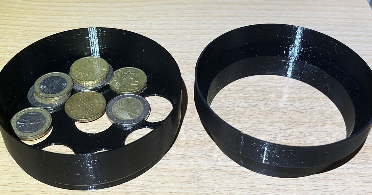 Funnel for coin sorter by Mike | Download free STL model | Printables.com