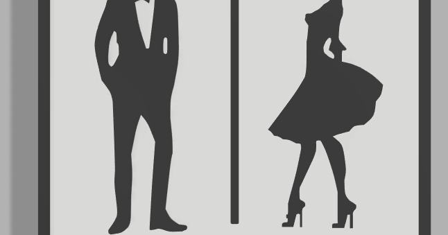 Toiletsign (elegant) by Dengamleninja | Download free STL model ...