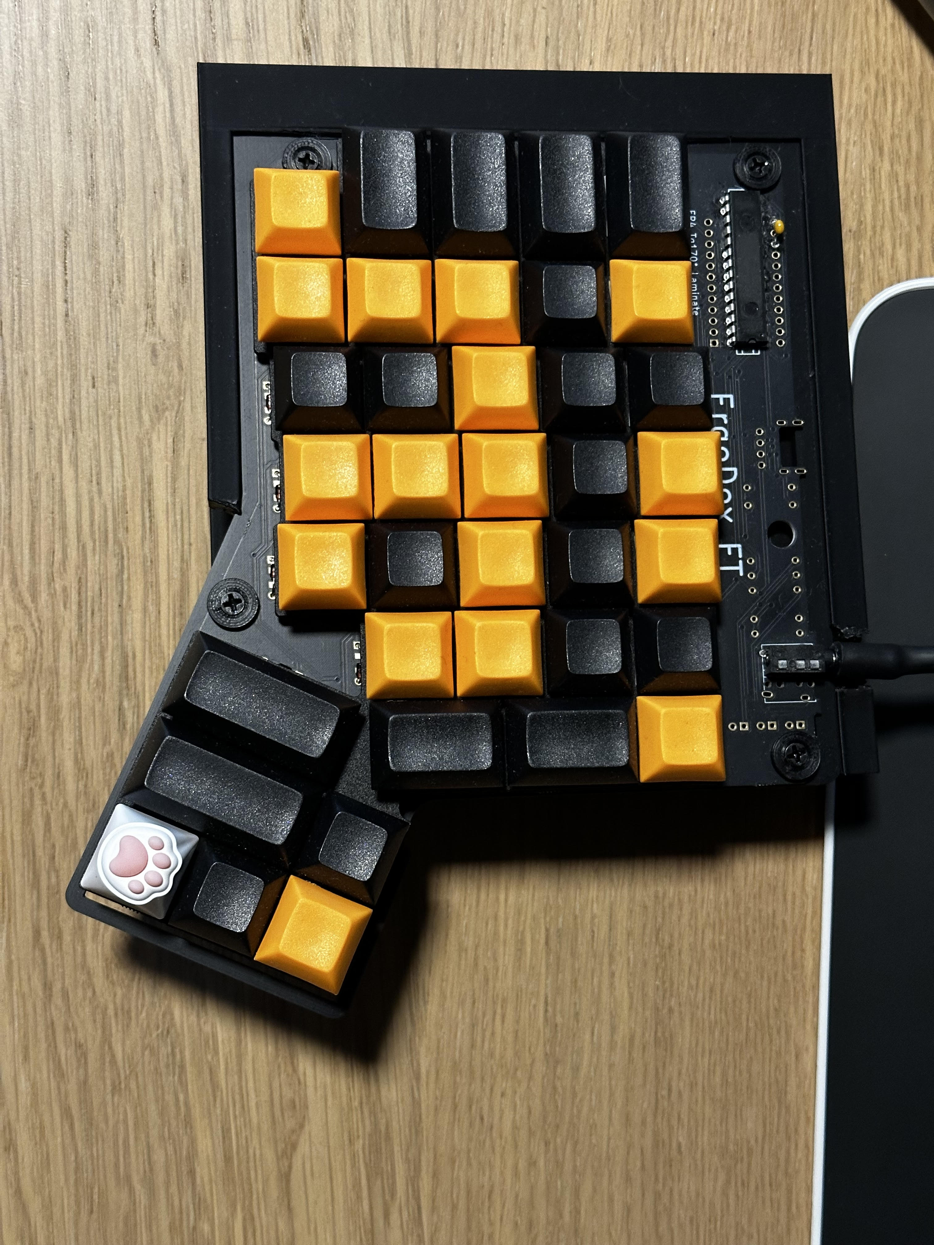 Ergodox Ez DYI tilted keyboard stand 10° & 20° by pzelmanski | Download free STL model ...