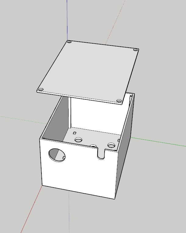 CAJA TRANSFORMADOR 220VAC A DC by santiago | Download free STL model ...