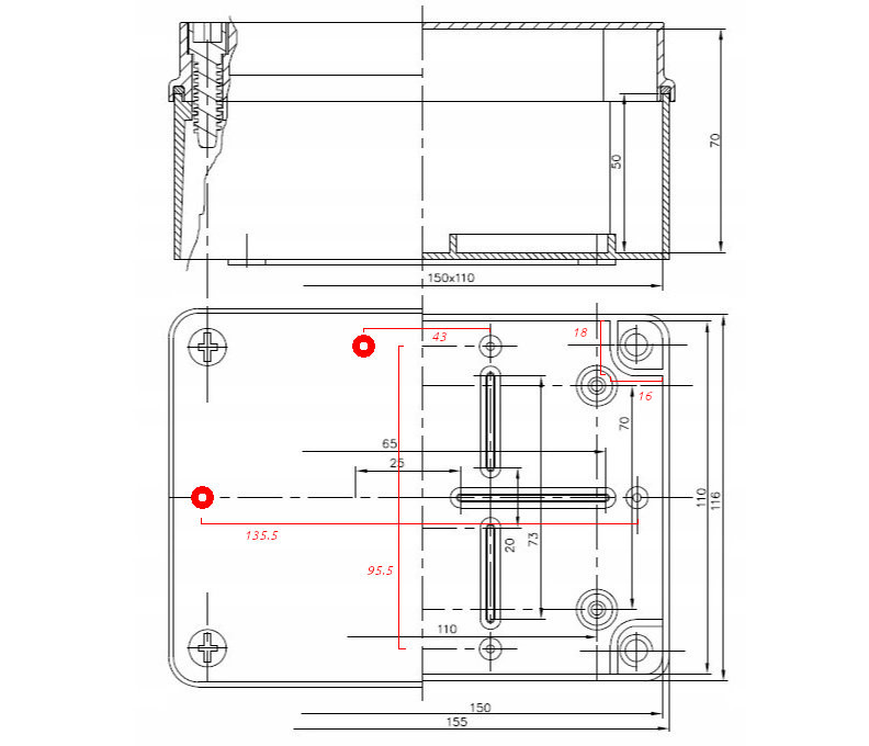 Pawbol S-BOX 316-P mounting plate for Raspberry pi by Jurotom ...