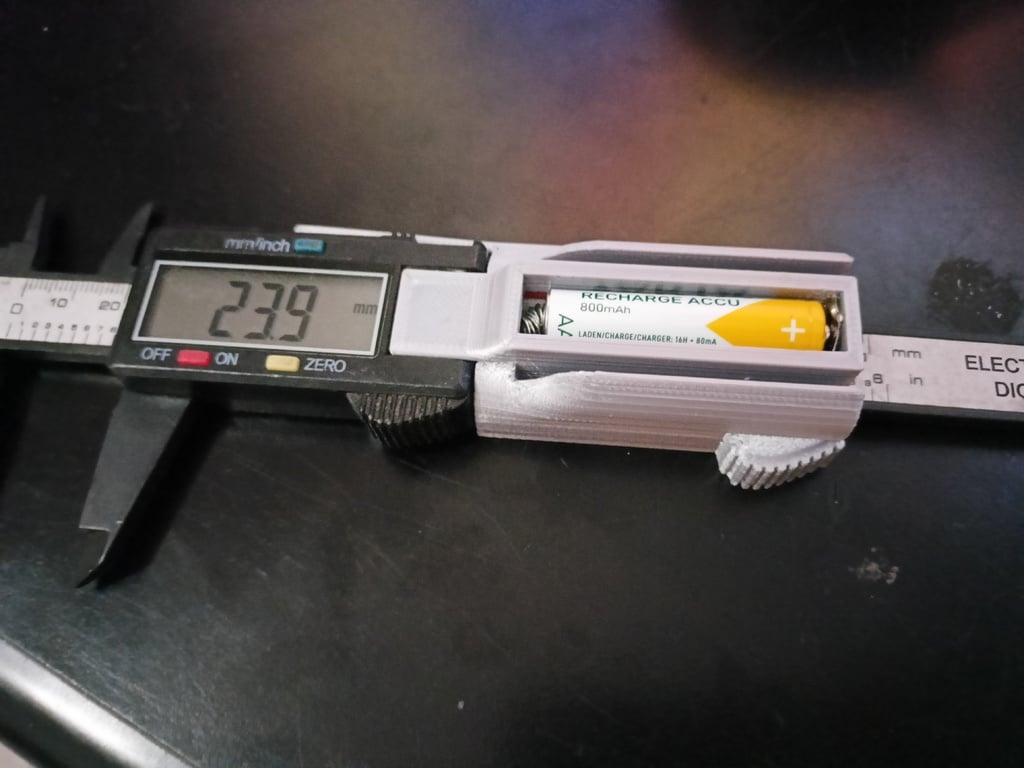 Caliper AAA adapter (AA update) by Alexandria | Download free STL model ...