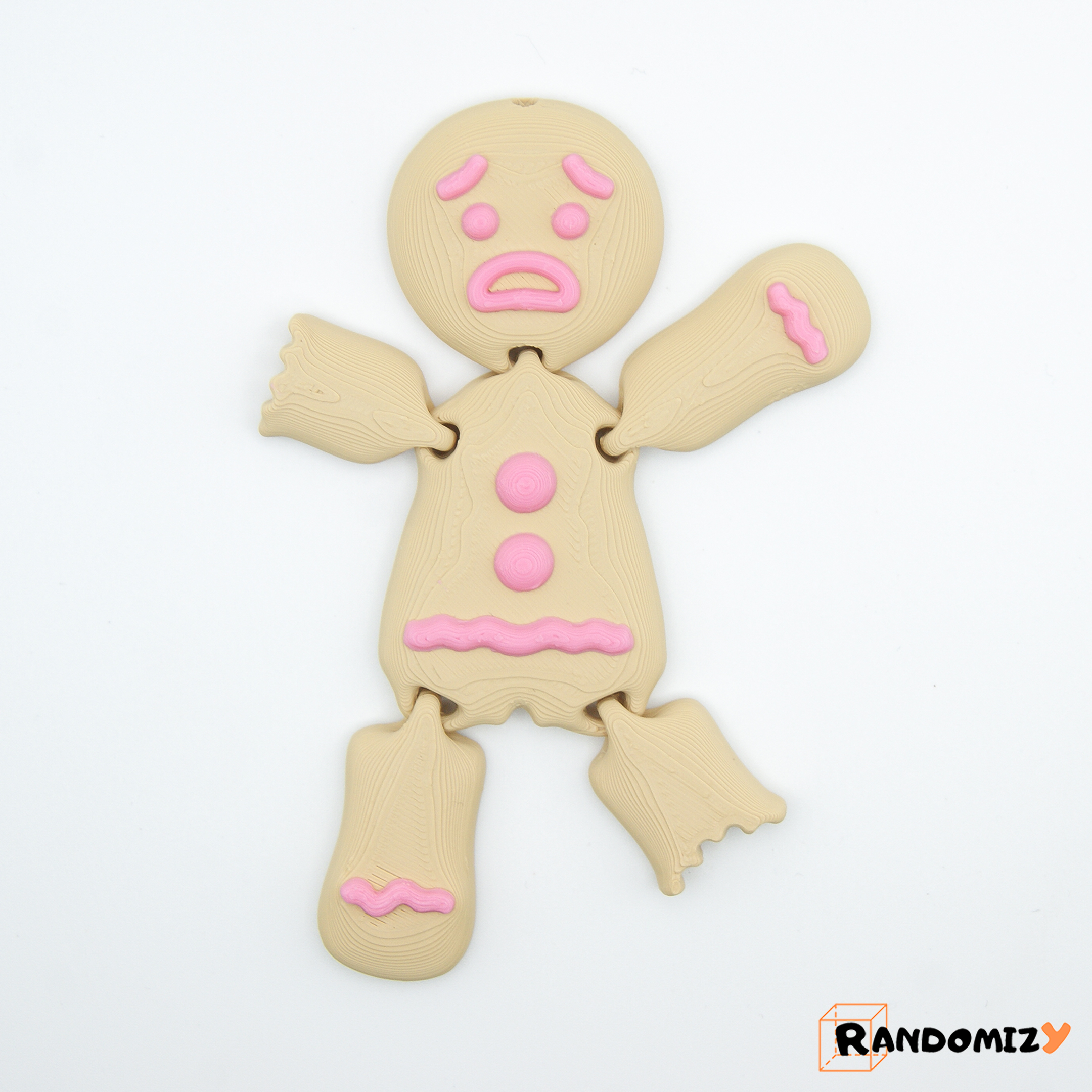 Flexi Gingerbread Man #2 by Randomizy | Printables Store