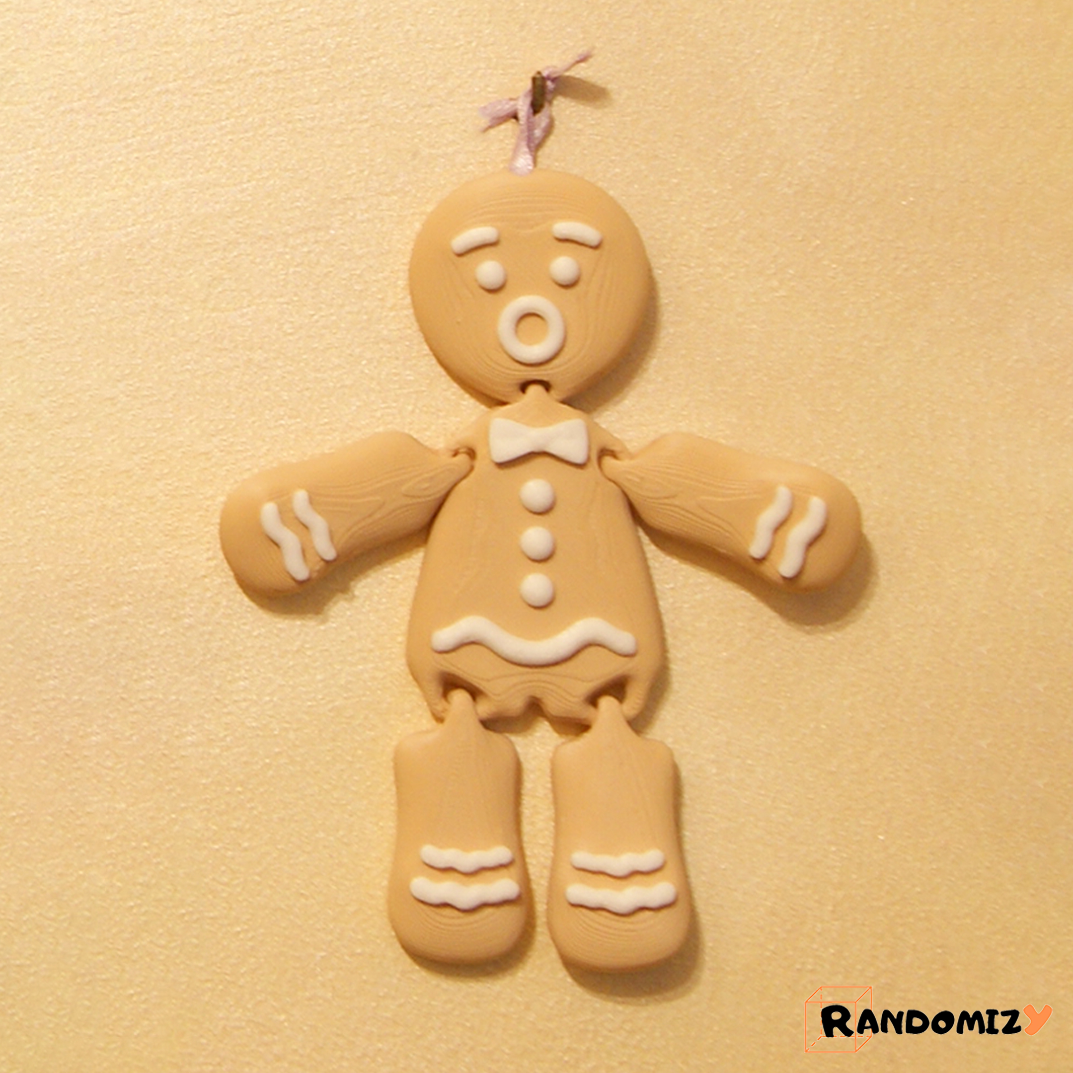 Flexi Gingerbread Man #3 by Randomizy | Printables Store