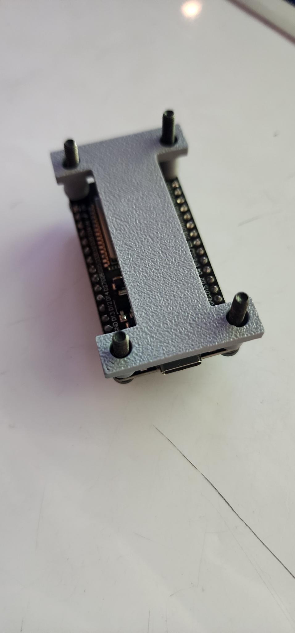 ESP32 riser mount for screw or command strip by Leth | Download free ...
