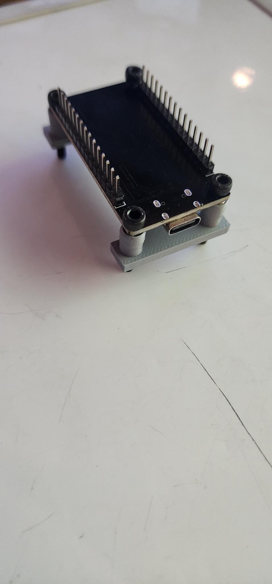 ESP32 riser mount for screw or command strip by Leth | Download free ...