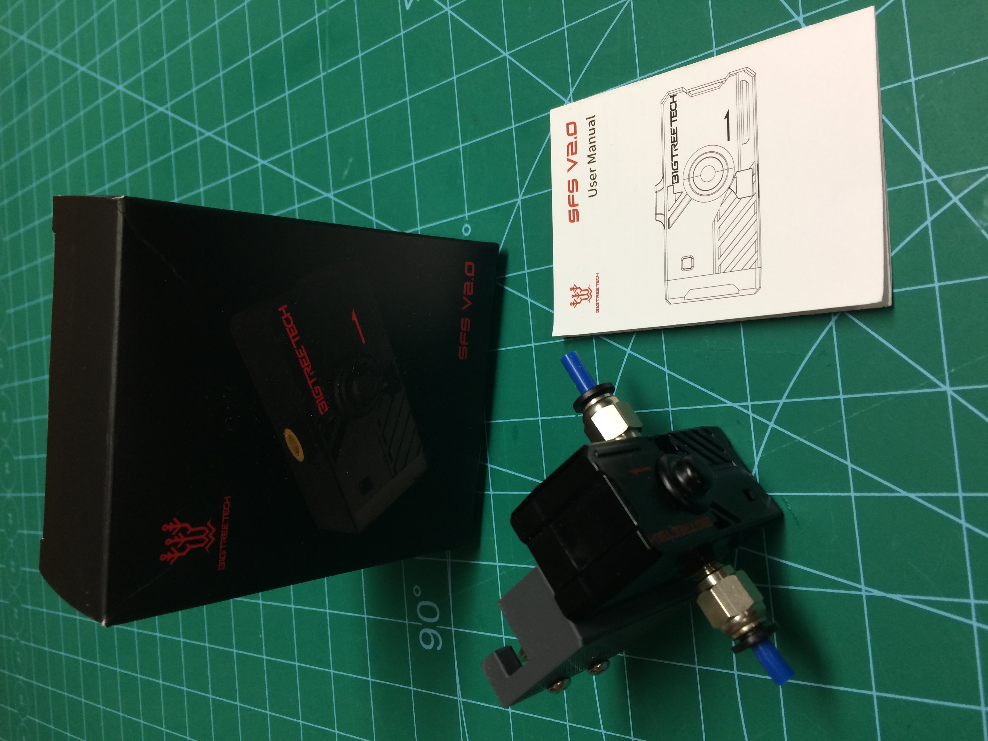 BigTreeTech Smart Filament Sensor V2.0 mounting brackets for Voron 2.4 ...