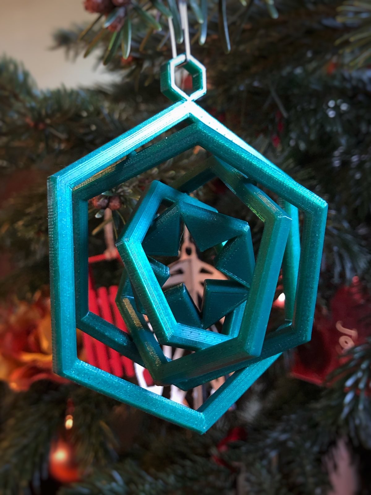 Hexa Gyro Tree Ornament by Agent Mess | Download free STL model ...