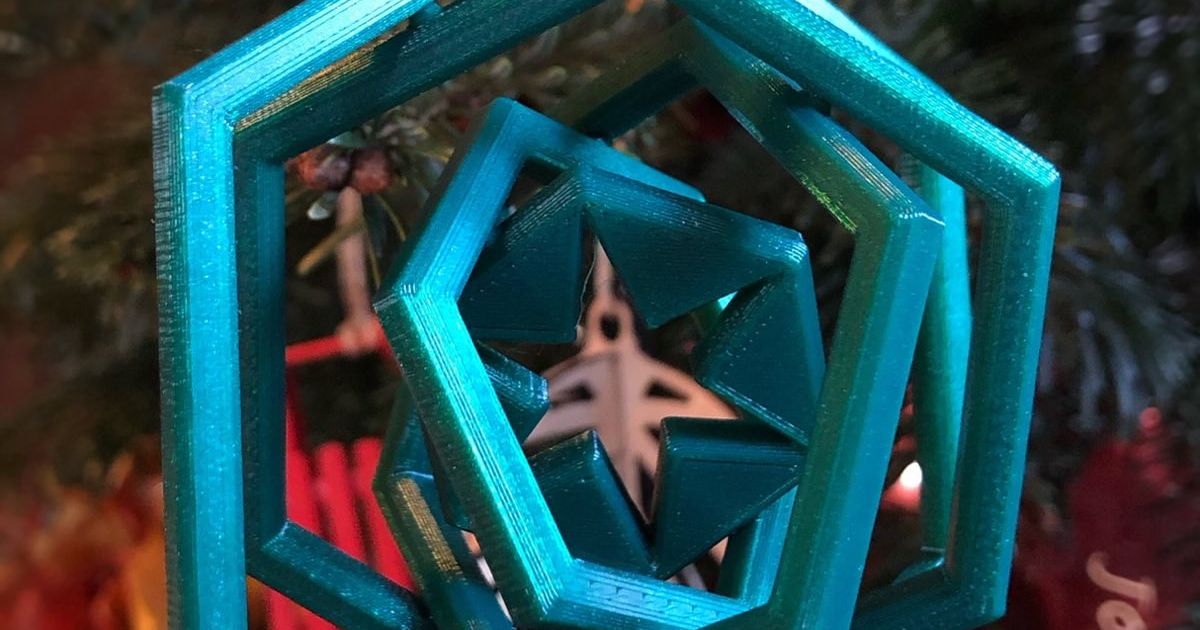 Hexa Gyro Tree Ornament by Agent Mess | Download free STL model ...