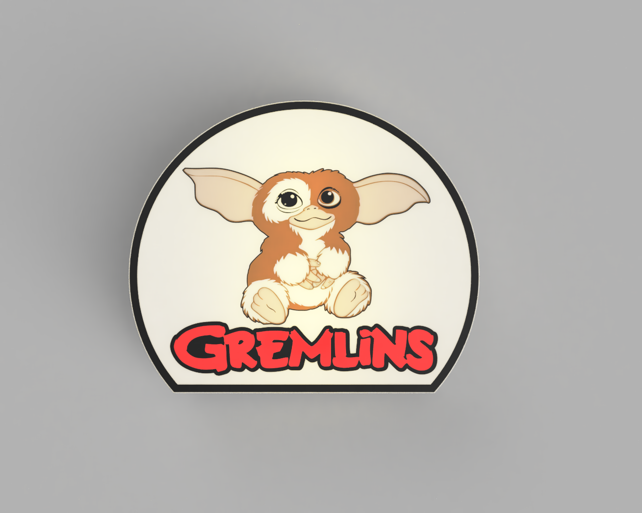 Gremlins Gizmo Lightbox - Led Lamp by Valda3D | Download free STL model ...