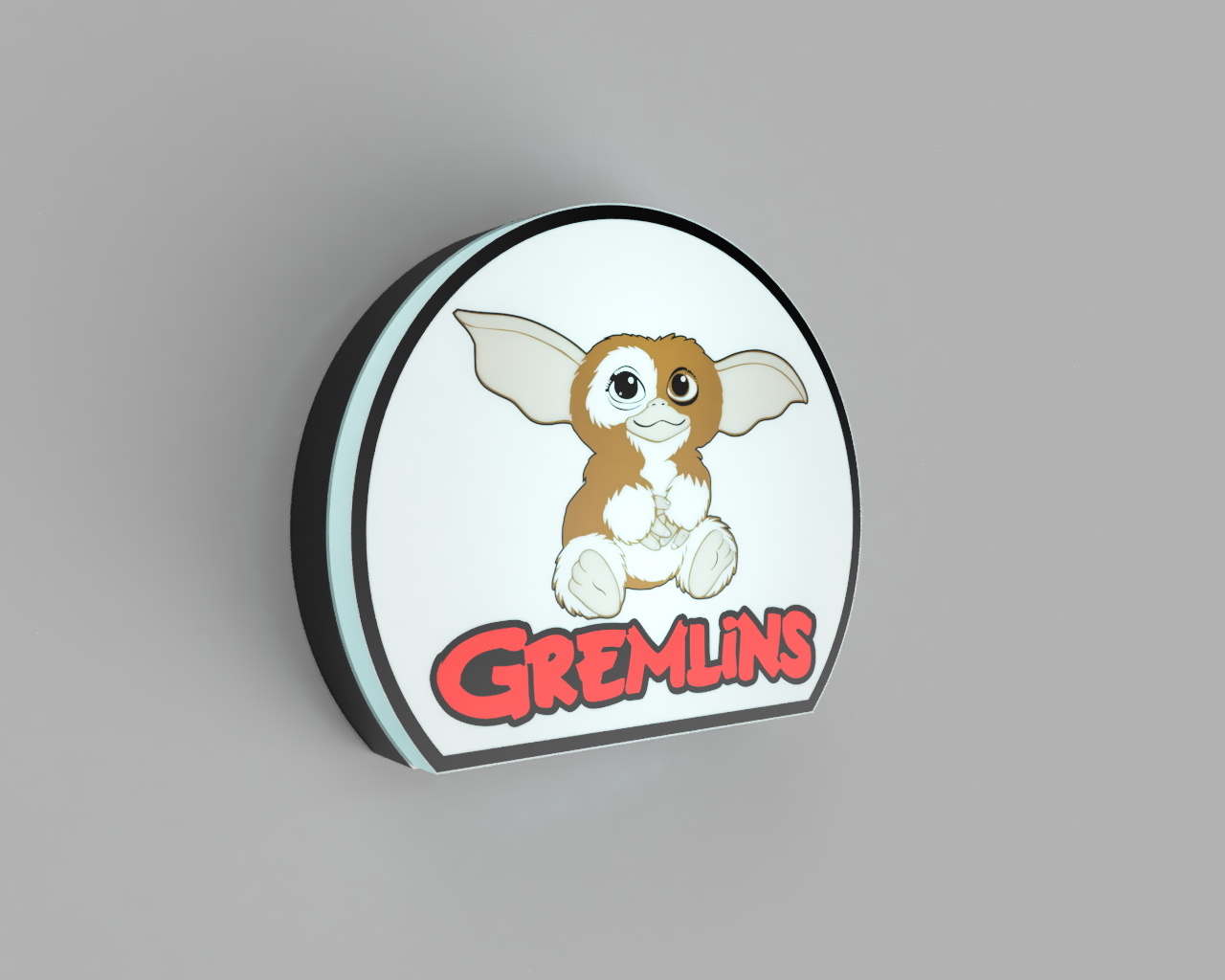 Gremlins Gizmo Lightbox - Led Lamp by Valda3D | Download free STL model ...