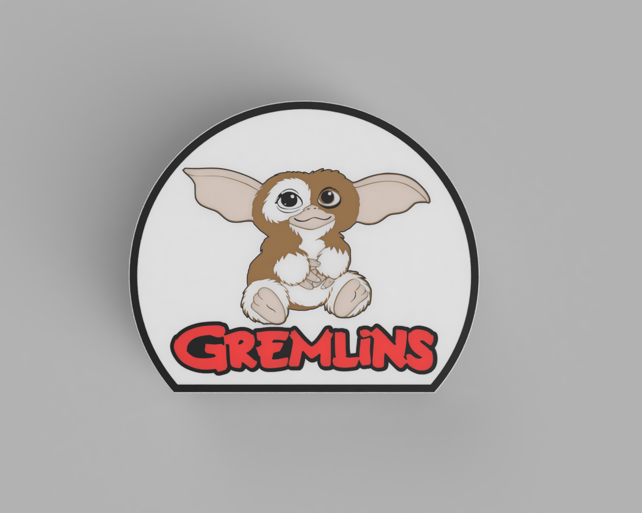 Gremlins Gizmo Lightbox - Led Lamp by Valda3D | Download free STL model ...
