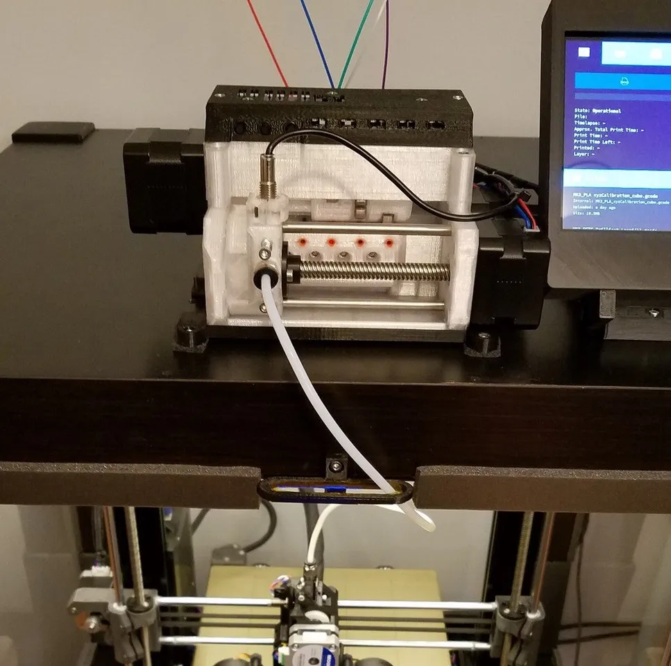 MMU2S Lack Table Mounting Bracket and PTFE Guide by Zcubed | Download ...