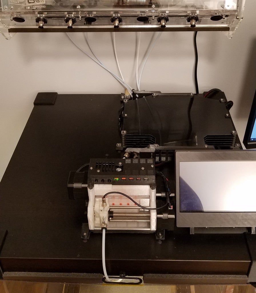 MMU2S Lack Table Mounting Bracket and PTFE Guide by Zcubed | Download ...