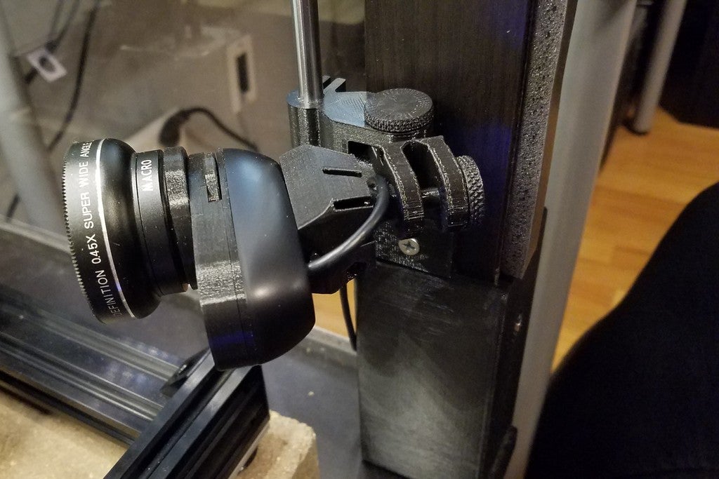 Logitech C270 Solid Mounting Bracket by Zcubed | Download free STL ...