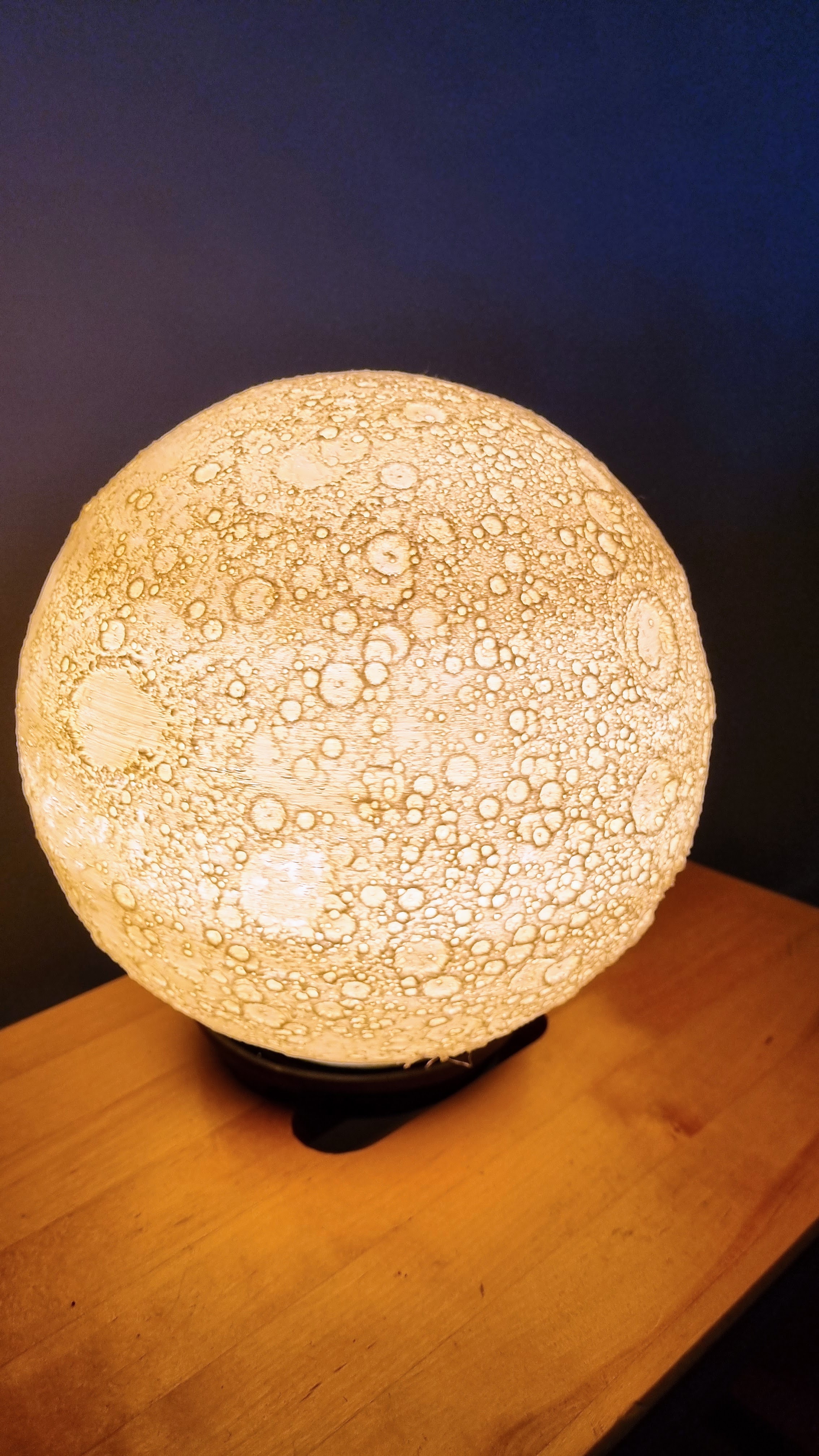 Moon Lamp - Ikea Fado 17cm by Gizmokvakk | Download free STL model ...