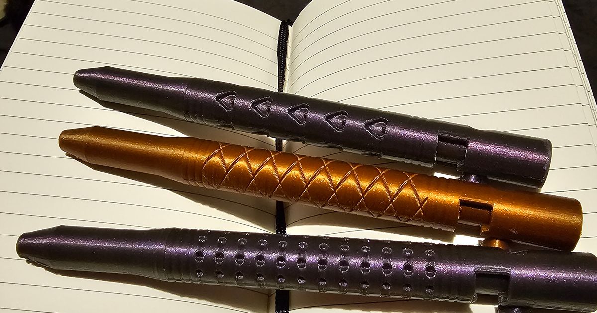 Bolt-action Pen for Pilot G2 by Scotties3dprints | Download free STL ...