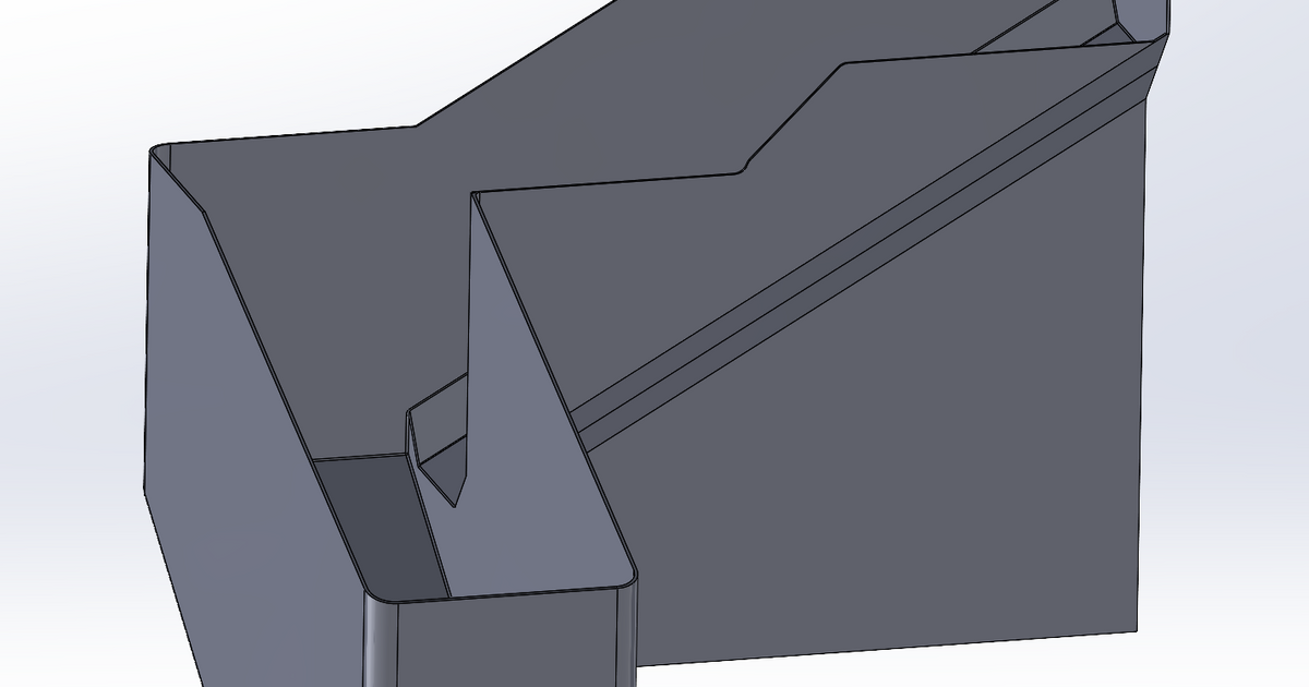 Bambu Poop Chute - X1E version by Matt P. | Download free STL model | Printables.com