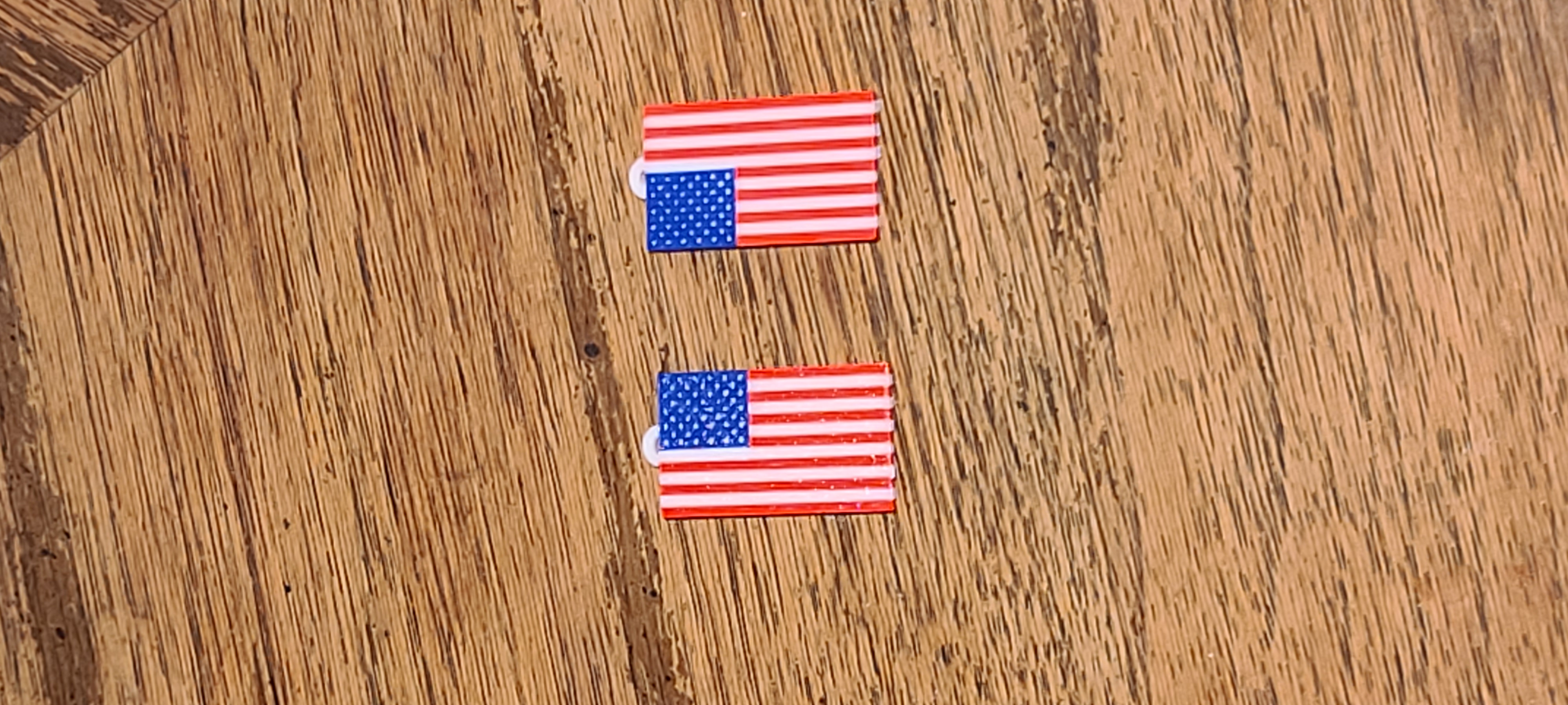 US flag earrings by Dohara | Download free STL model | Printables.com