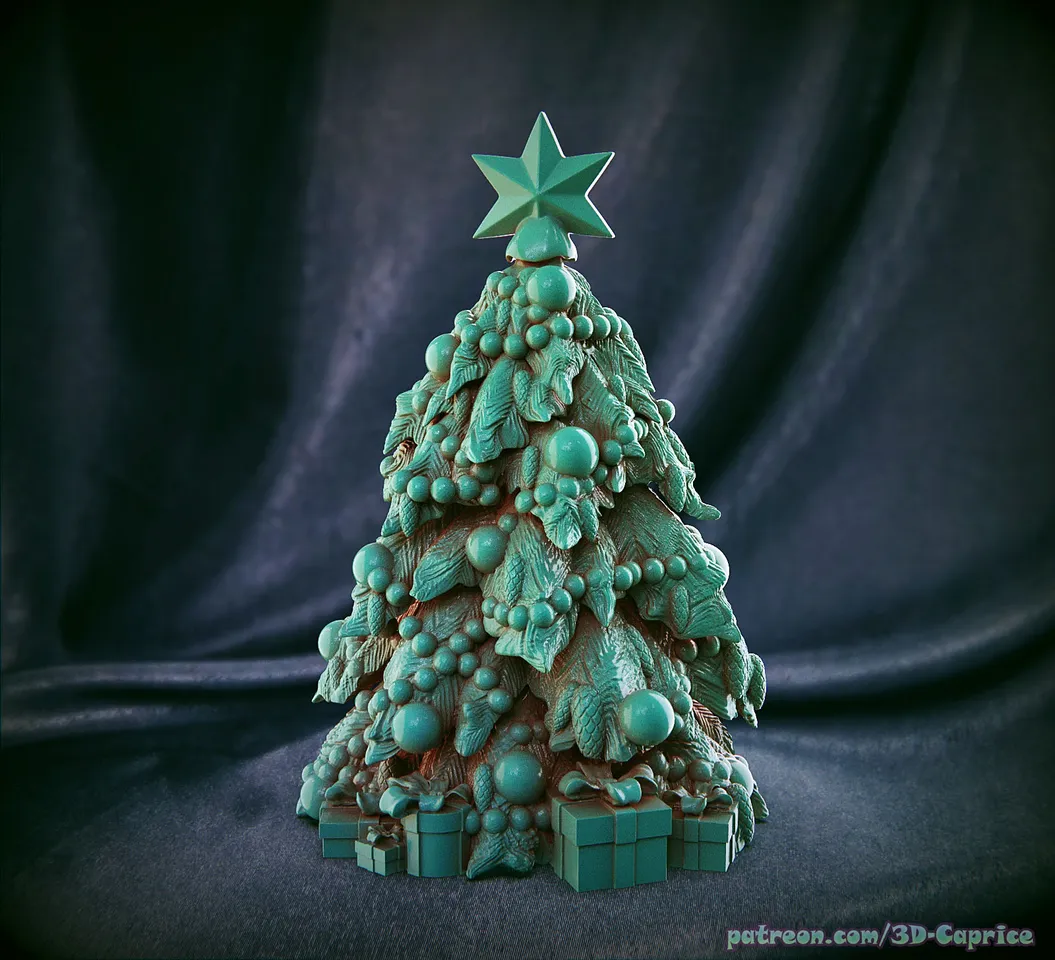 Flexy Christmas tree by Yog3D | Download free STL model | Printables.com