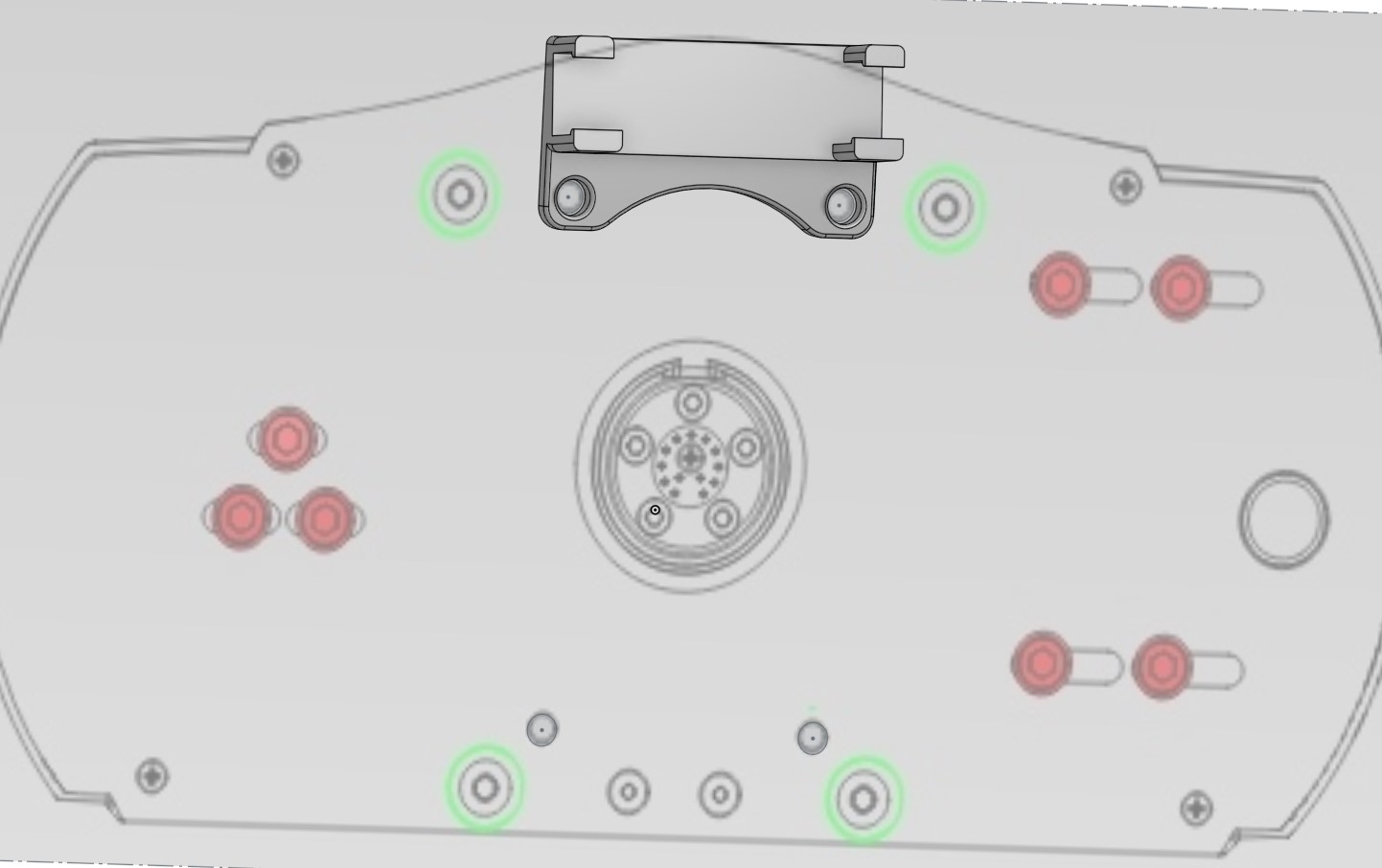 Tobii 5 Mount for Fanatec WheelBase by VandaL | Download free STL model ...