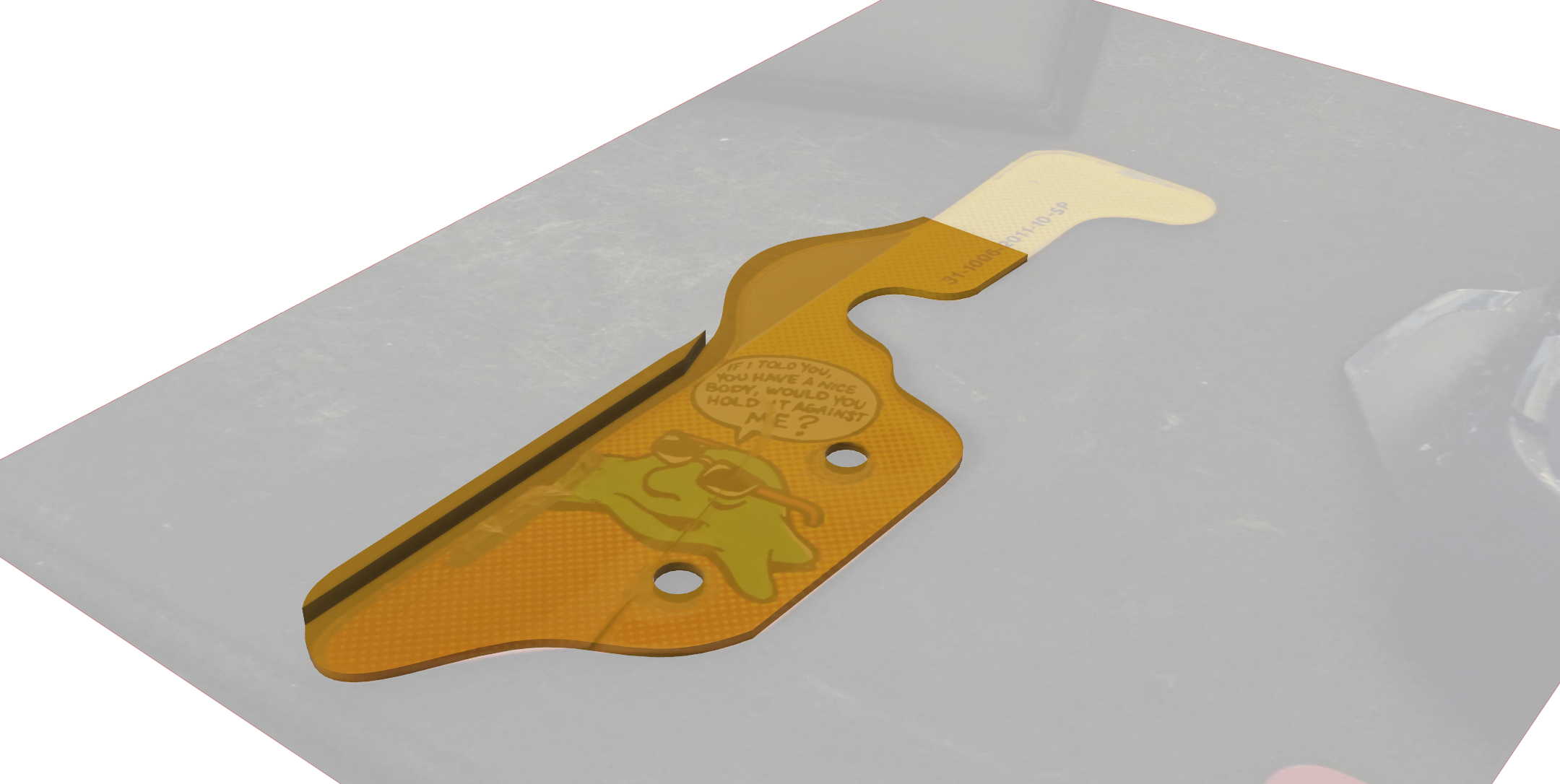 Elvira and the Party Monsters Pinball machine kicker plastic protector ...