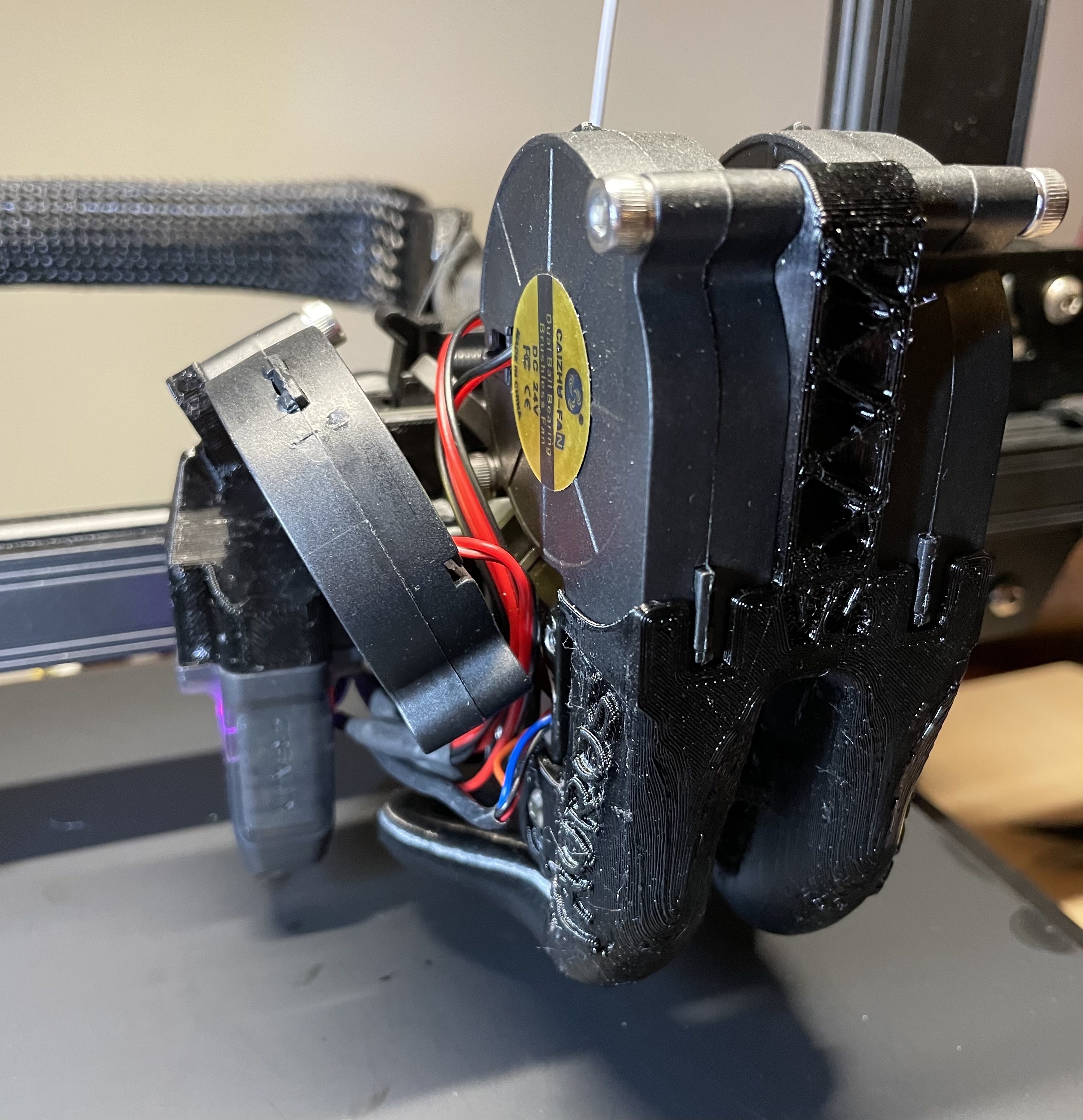 Reinforced Sprite Extruder 0 Y Offset and 5015 hotend fan by olekhal ...
