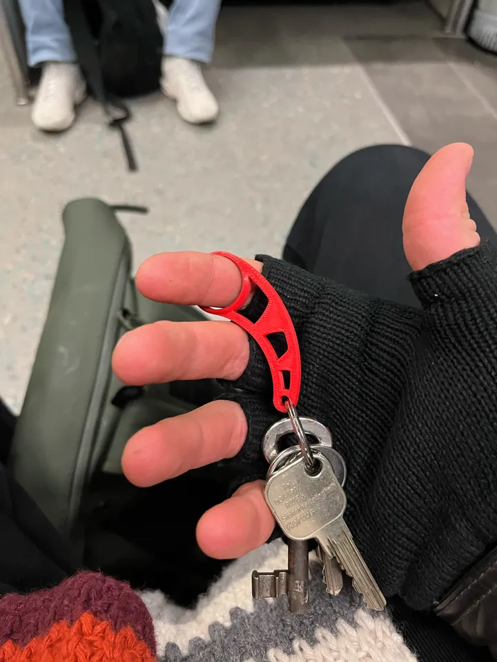 Keychain spinner by Prismo | Download free STL model | Printables.com