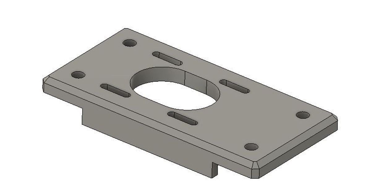 Nema 17 Z-Axis Motor Mount Bracket by Shane Hooper | Download free STL ...