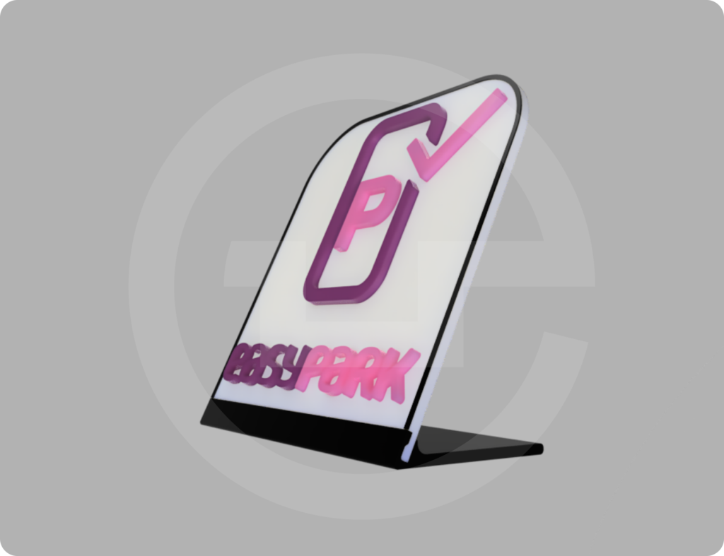 EasyPark car tag by Open Soup | Download free STL model | Printables.com