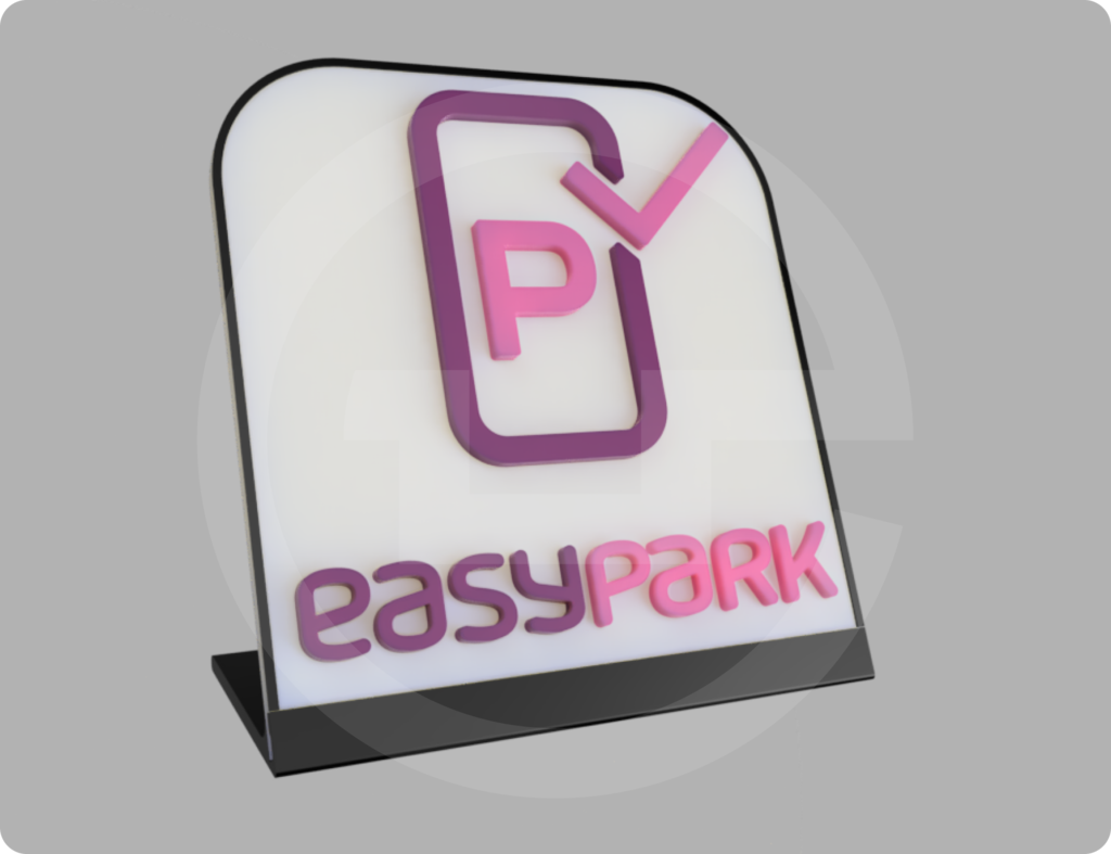 EasyPark car tag by Open Soup | Download free STL model | Printables.com