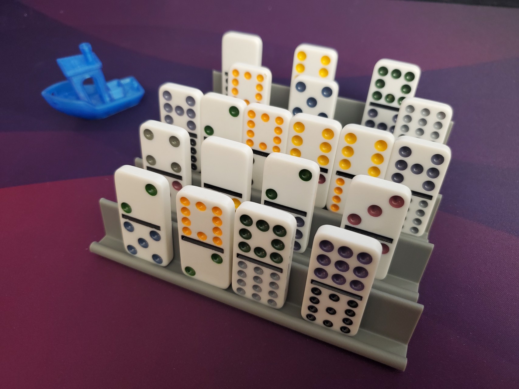 Domino Rack (Remix) by JNG | Download free STL model | Printables.com