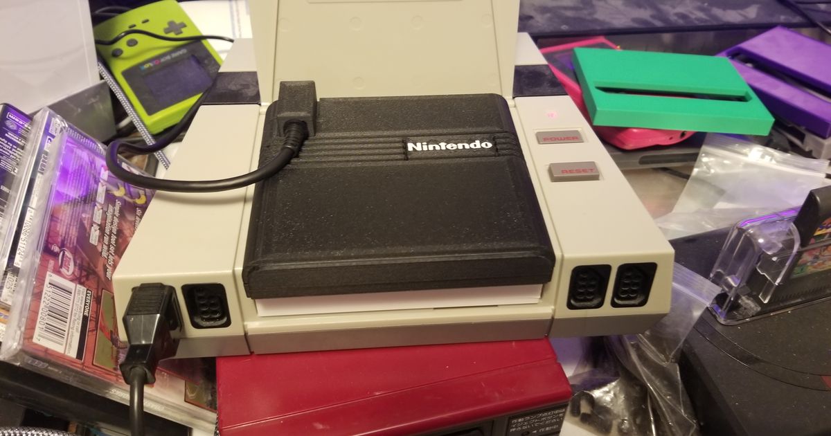 Famicom Disk System RAM replacement case for RetroUSB AVS by Natpie ...