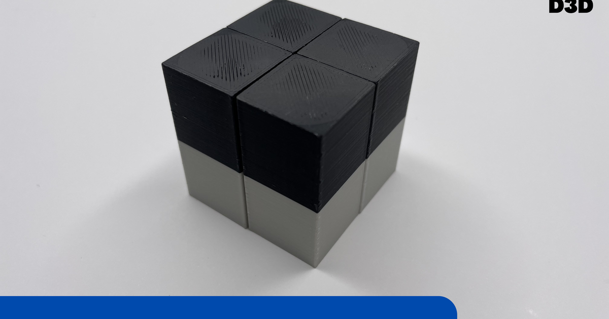 Spin Cube Puzzle by Devise3D | Download free STL model | Printables.com