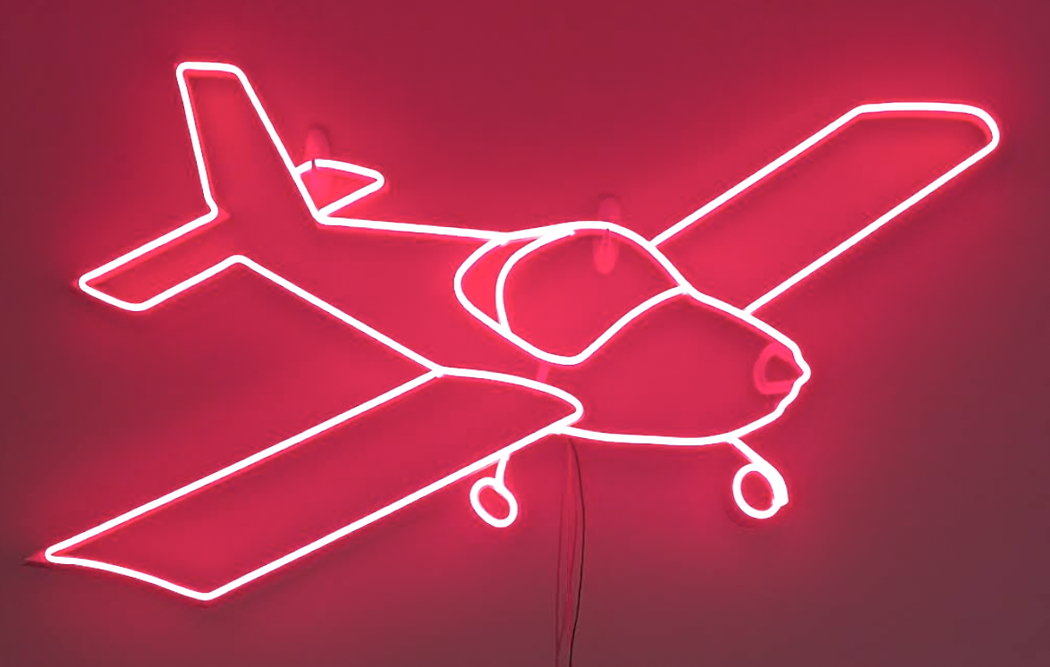 LED Airplane Sign by Cortex | Download free STL model | Printables.com