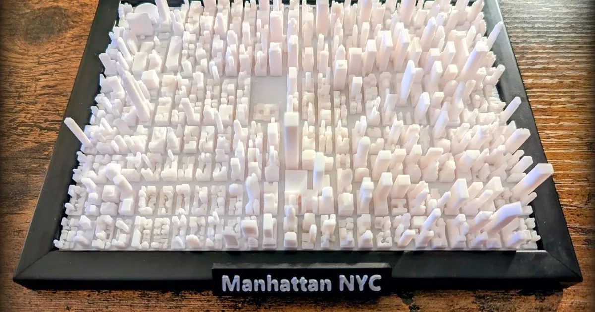 New York City Manhattan Mini v2.0 von jarvizar | Kostenloses STL-Modell ...