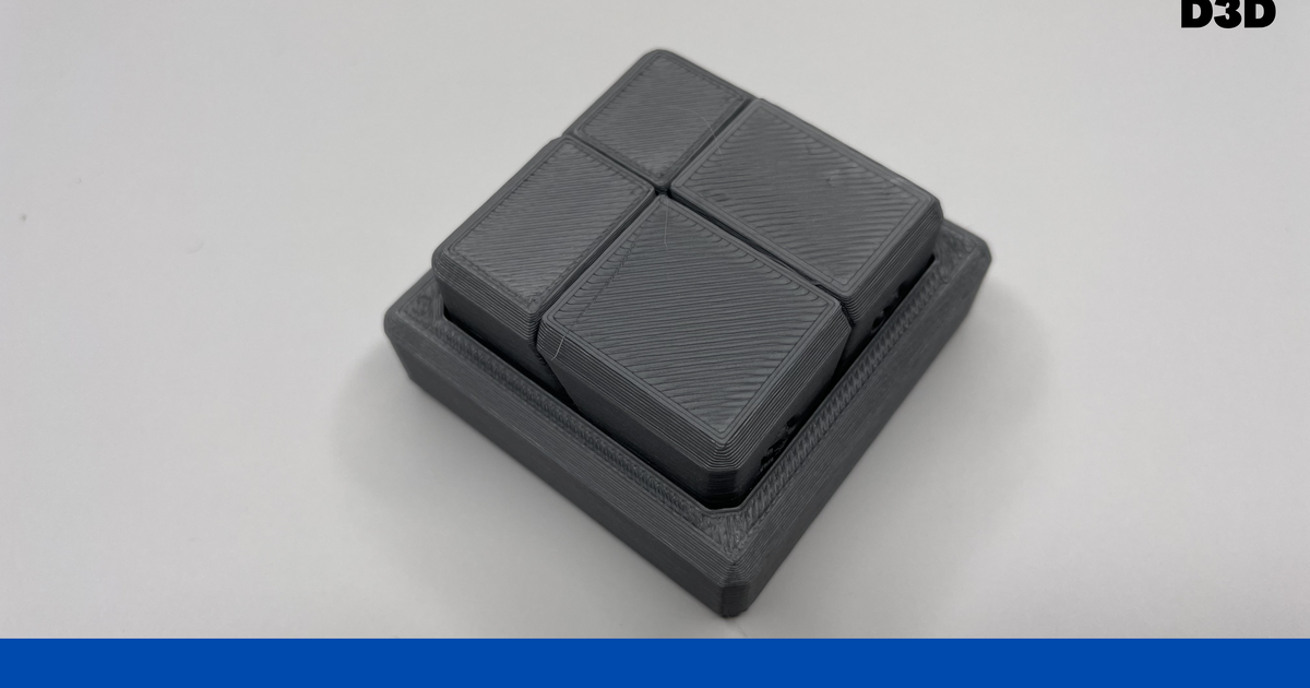 Square Assembly Puzzle by Devise3D | Download free STL model ...