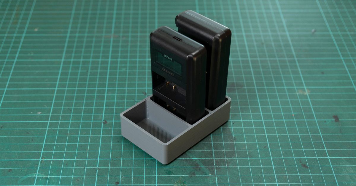 IKEA Skadis Tray Divider Box for XTAR Camera Charger by Simply Maker ...
