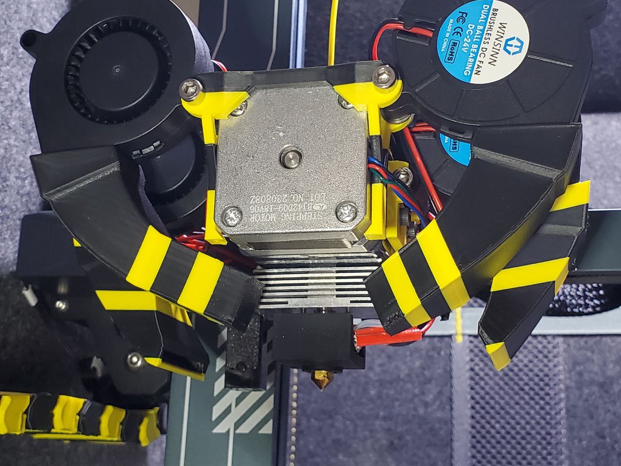 Modular cooling system for Neptune 3 Pro - Wasp Fangs Quad 5015 ...