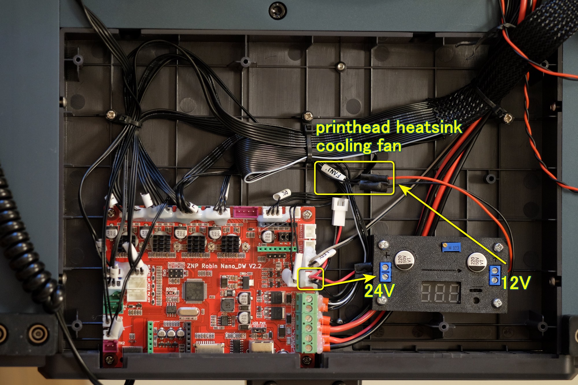 Modular cooling system for Neptune 3 Pro - Wasp Fangs Quad 5015 ...