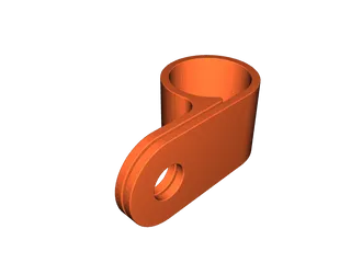 Adel style clamp 9.5mm by Jason H. | Download free STL model ...