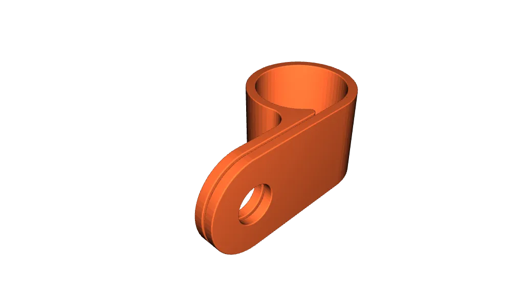 Adel style clamp 9.5mm by Jason H. | Download free STL model ...