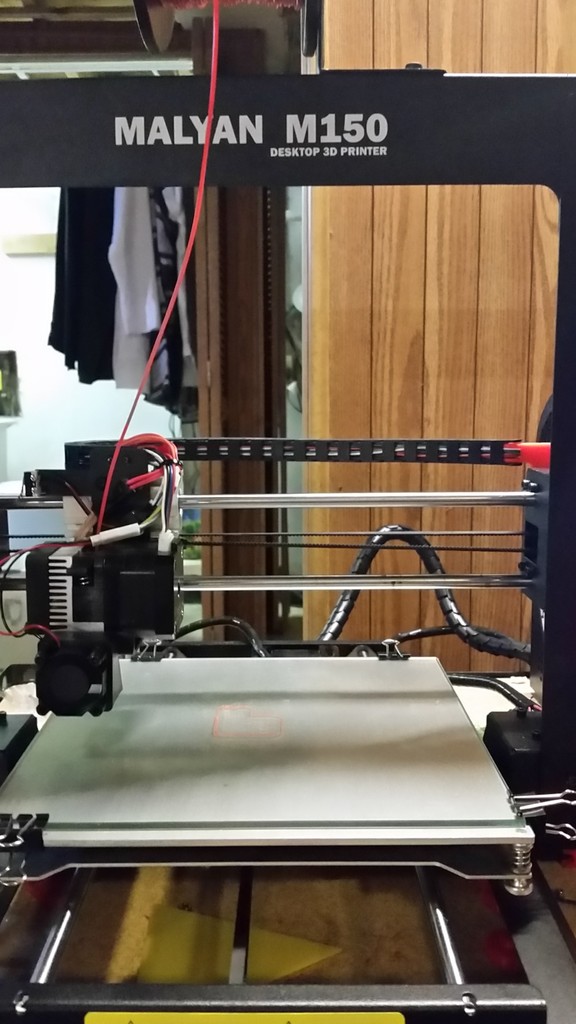Malyan M150 Drag Chain Riser X Axis (Remix) now V4 by Jason H ...