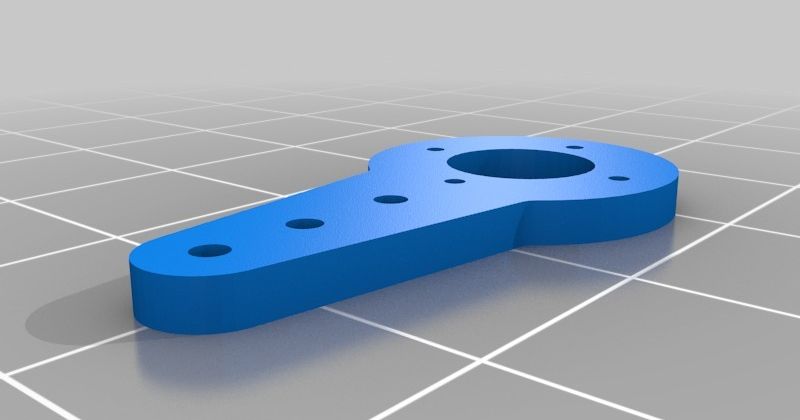 Servo Arm Extension Single 19.5mm by Jason H. | Download free STL model ...